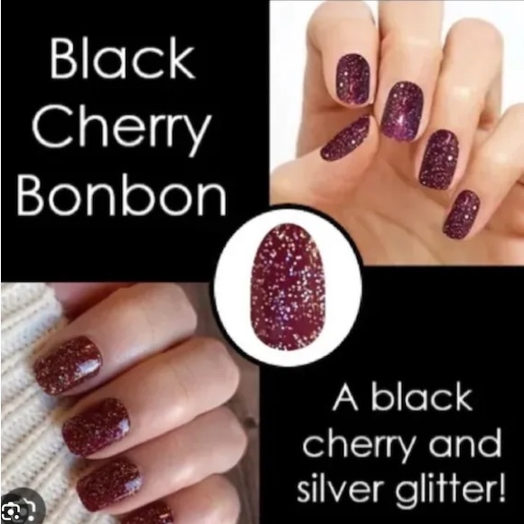 Color Street | Makeup | Color Street Black Cherry Bonbon Red ...